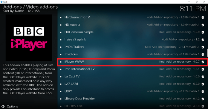 How to Install BBC iPlayer on Kodi in Ireland [2024]