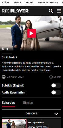 How to Watch Kin in Ireland [All Seasons | 2026]
