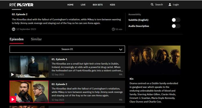 How to Watch Kin in Ireland [All Seasons | 2025]