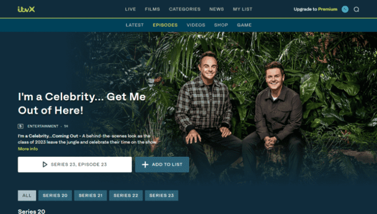 How to Watch I’m a Celebrity Get Me Out of Here in Ireland