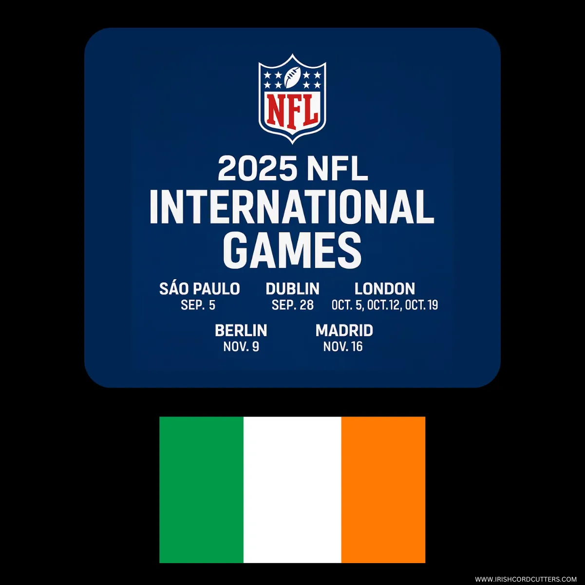 How to Watch NFL International Games in Ireland for Free (2026)